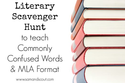 A Literary Scavenger Hunt to Teach Grammar (+ an Extension to Review ...