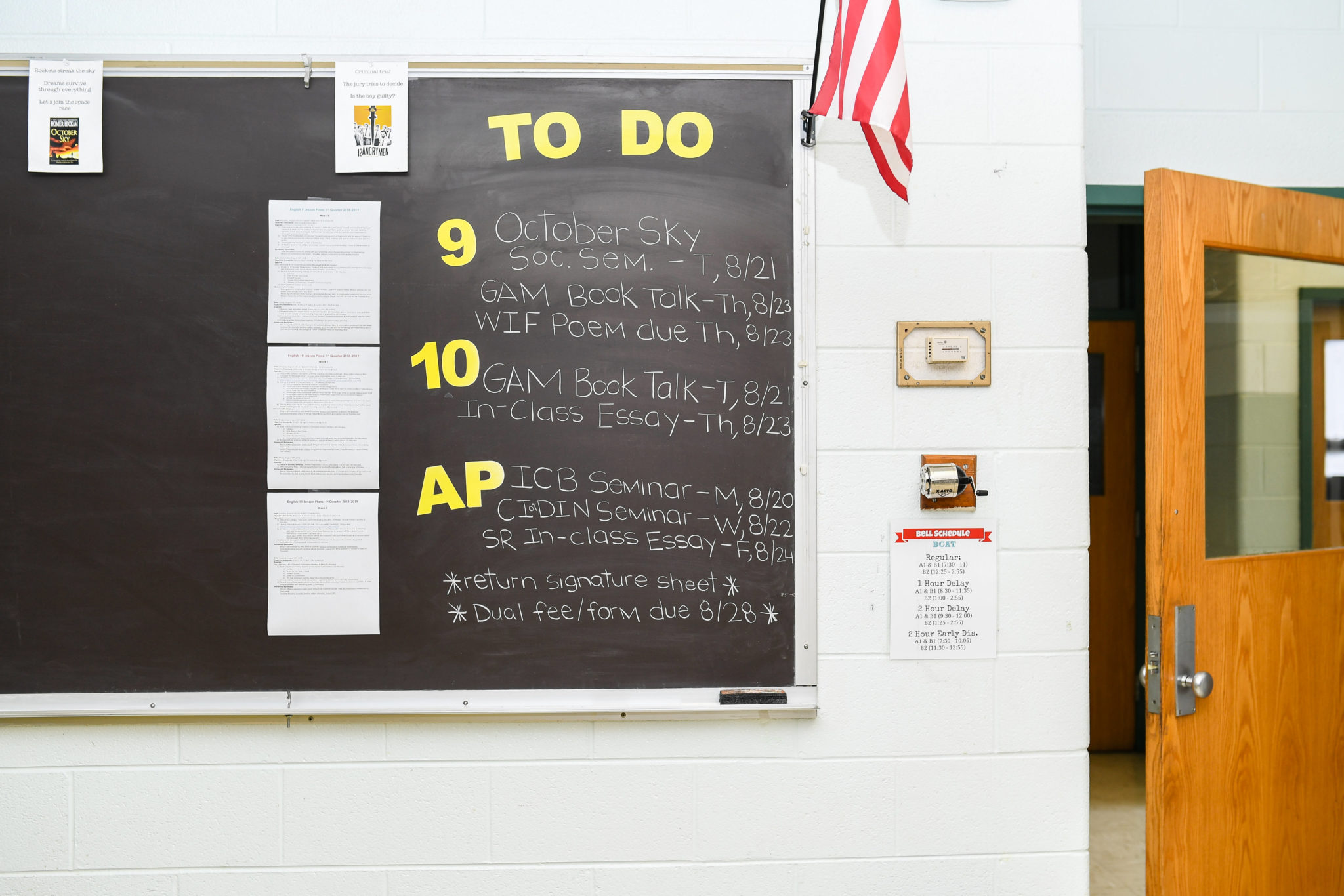 High School English Bulletin Board Ideas